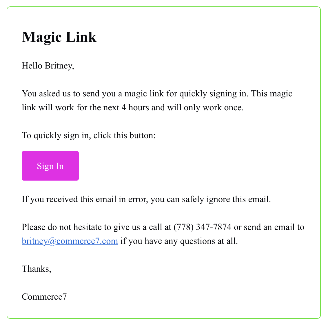 How Does the Magic Link Work?